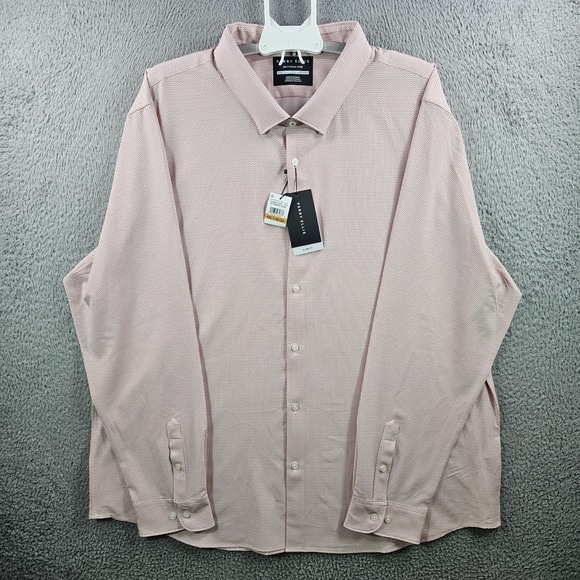 Perry Ellis | Shirts | New Perry Ellis Dress Shirt Men 4xlt Tall Slim ...